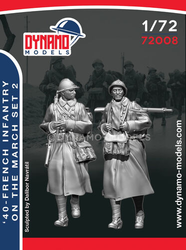 Dynamo-Models 72008 '40 - French Infantry On The March - Set 2