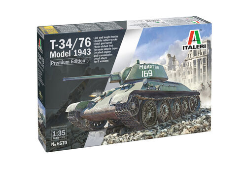 Italeri 6570 T-34/76 Model 1943 Early Version Premium Edition