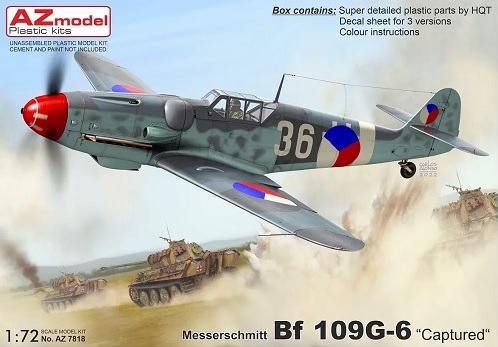 AZ-Model 7818 Messerschmitt Bf 109G-6 "Captured"