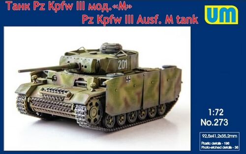 Unimodels 273 Pz.Kpfw. III Ausf. M tank