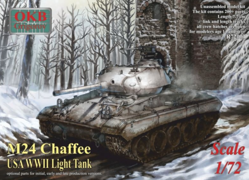 OKB Grigorov R72001 US Light Tank M24 Chaffee