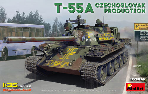 MiniArt 37084 T-55A Czechoslovak Production