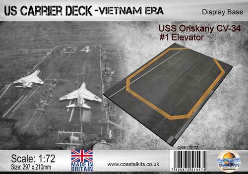 Coastal kits S115-72 US Carrier Deck - Vietnam Era - CV-34 297 x 210mm