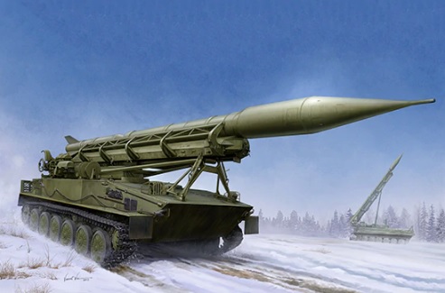 Trumpeter 09545 2P16 Launcher with Missile of 2K6 Luna (FROG-5)