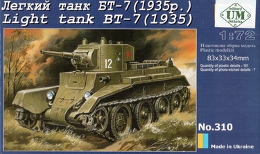 UM MT 310 Light tank BT-7 (1935)