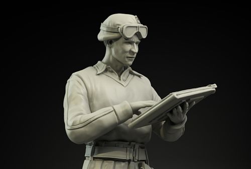 PanzerArt FI35-025 British RAC officer North Africa No.2