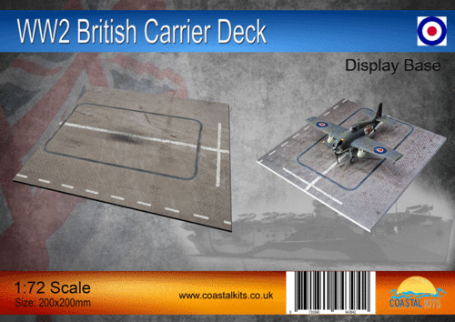 Coastal kits S118-220-72 WW2 British Carrier Deck 200 x 200mm