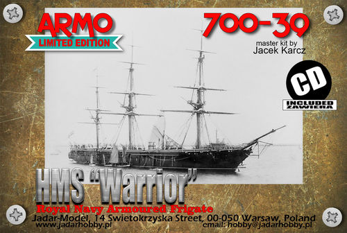 Armo 700-39 HMS "Warrior" Royal Navy Armoured Frigate