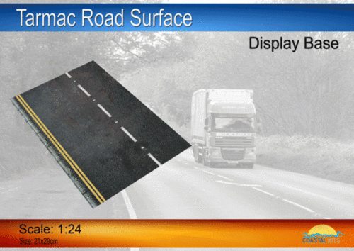 Coastal kits S190-24 1:24 Tarmac Road Display Base 297 x 210mm