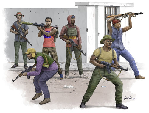 Trumpeter 00438 African Freedom Fighter