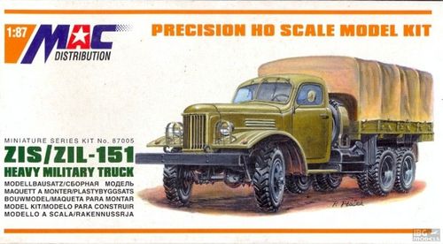 MAC 87005 Zis/Zil-151 Heavy Military Truck
