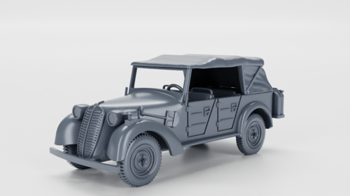 EMP3D 72011419 Samochód dwudrzwiowy Tatra 57K - z rozłożonym dachem