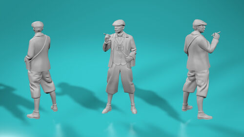 EMP3D 99204679-72 Belle Epoque - Mężczyzna Palący
