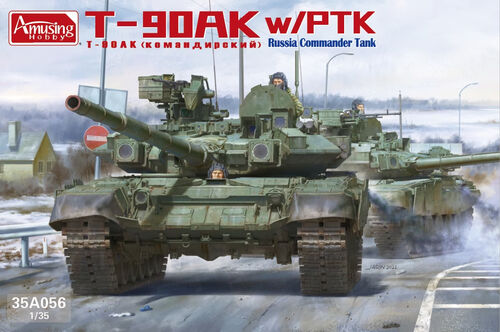 Amusing Hobby 35A056 T-90AK With PTK Russia Commander Tank