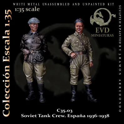 El Viejo Dragon C35-03 Soviet Tank Crew, Spain 1936-1938