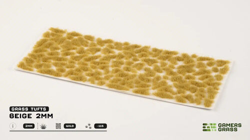GamersGrass GG2-BEI Grass Tufts - Beige 2mm