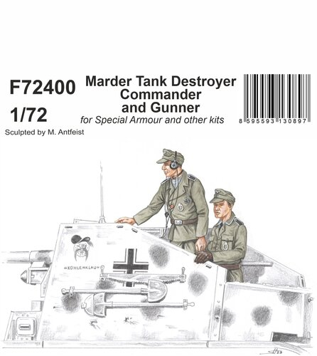 CMK F72400 Marder Tank Destroyer Commander And Gunner