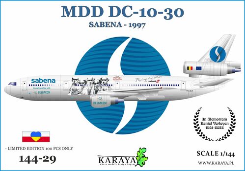 KARAYA 144-29 DC-10-30 Sabena