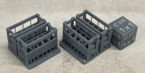 EMP3D 35090114 Skrzynki drewniane na wino na 10 butelek - 2 sztuki