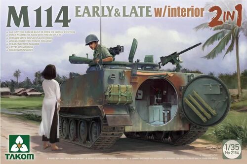 Takom 2154 M114 Early & Laate w/interior (2in1)