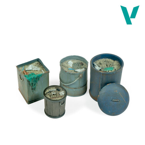 Vallejo SC213 Assorted Garbage Bins (#2)