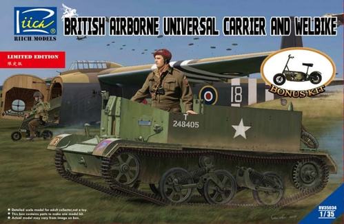 Riich.Models RV35034 British Airborne Universal Carrier and welbike