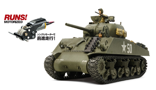 Tamiya 30056 US Medium Tank M4A3 - z napędem