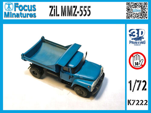 FOCUS MINIATURES K7222 ZIL MMZ 555 (3D-Printed)