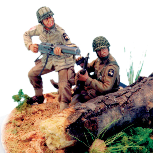 SOLMODEL MM106 US WWII 101st Airborne Division (2 Figures)