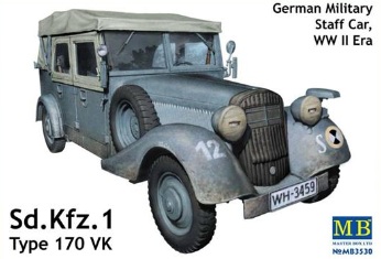 Master Box 3530 Sd.Kfz.1 Type 170 VK, German Military Staff car
