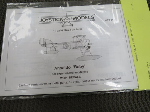 Joystick 21 Ansaldo Baby - Floatplane