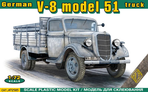 ACE 72585 V-8 model 51 German truck