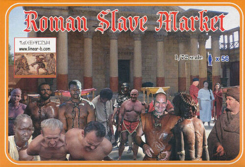 Linear-A 076 Roman Slave Market Set 1 (56 figures in 14 poses)