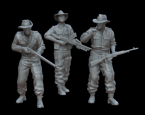 White Stork Miniatures F72068 Pacific War Australian Soldiers
