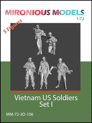 Mironious Models 72106 Vietnam US Soldiers Set I