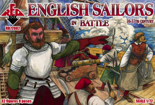Red Box 72082 English Sailors in Battle 16-17 centry