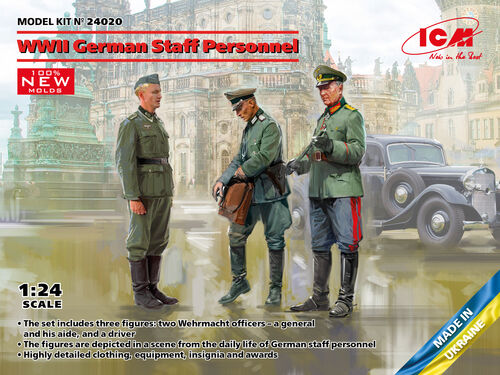 ICM 24020 WWII German Staff Personnel (100% new molds)