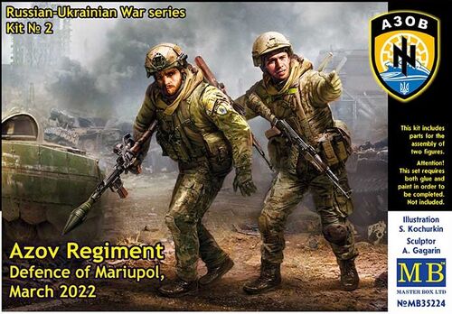 Master Box 35224 Russian-Ukrainian War series, kit № 2. Azov Regiment, Defence of Mariupol