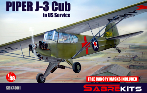 Sabre Kits 4001 Piper J-3 Cub in US Service