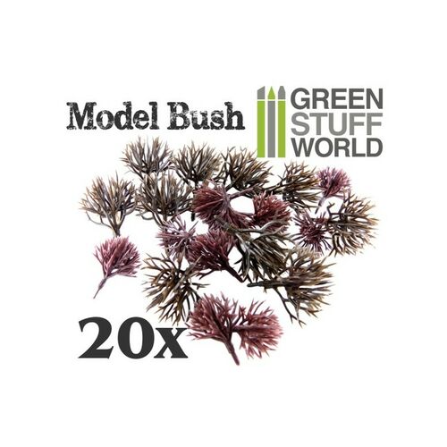 Green Stuff World 9093 Model Bush Trunks x20