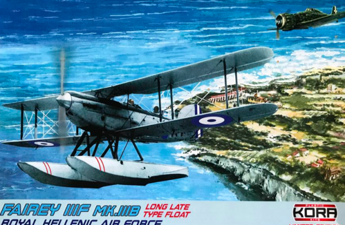 Kora Models KPK72124 Fairey IIIF MK.IIIB ROYAL HELLENIC AIR FORCE -long type float late