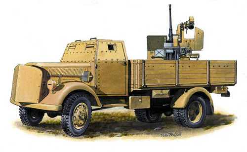 MAC 72069 Opel Blitz 3 t. with Armoured cab