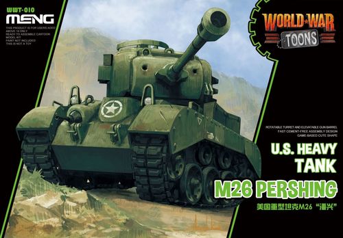 Meng Model WWT010 World War Toons U.S.Heavy Tank M26 Pershing