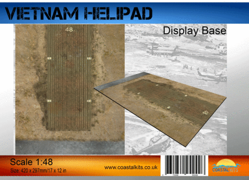 Coastal kits S173-48 1:48 Vietnam Helipad 420 x 297mm