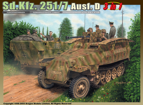 Dragon 6223 Sd.Kfz. 251/7 Ausf.D (3 in 1)