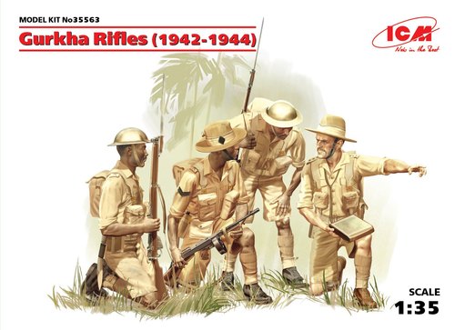 ICM 35563 Gurkha Rifles (1944), (4 figures)