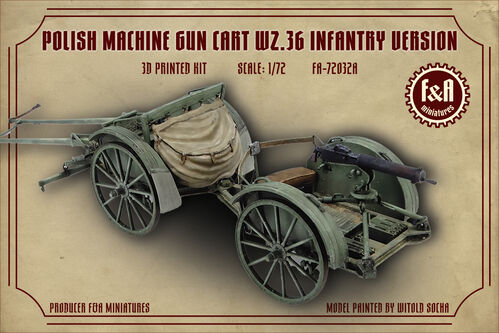 F&A Miniatures 72032A Taczanka piechoty wz.36 (bez figurek i koni)