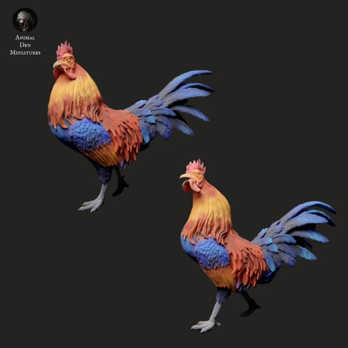 EMP3D 48130309 Koguty - zestaw 4 sztuk