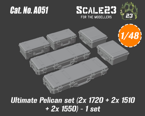 Scale23 48-A051 Ultimate Pelican set (2x 1720 + 2x 1510 + 2x 1550) - 1 set