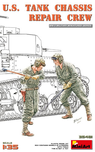 MiniArt 35481 U.S. Tank Chasis Repair Crew